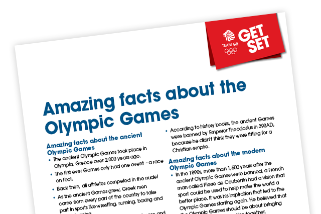 Get Set | A history of the Olympic Games